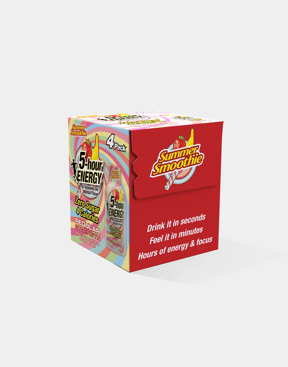 Regular Strength Summer Smoothie 4s Energy Shot Pack – 5-HOUR ...